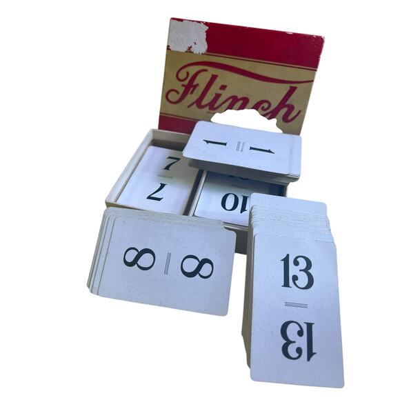 Parker Brothers | Games | Vintage Flinch Parker Bros Card Game Complete ...